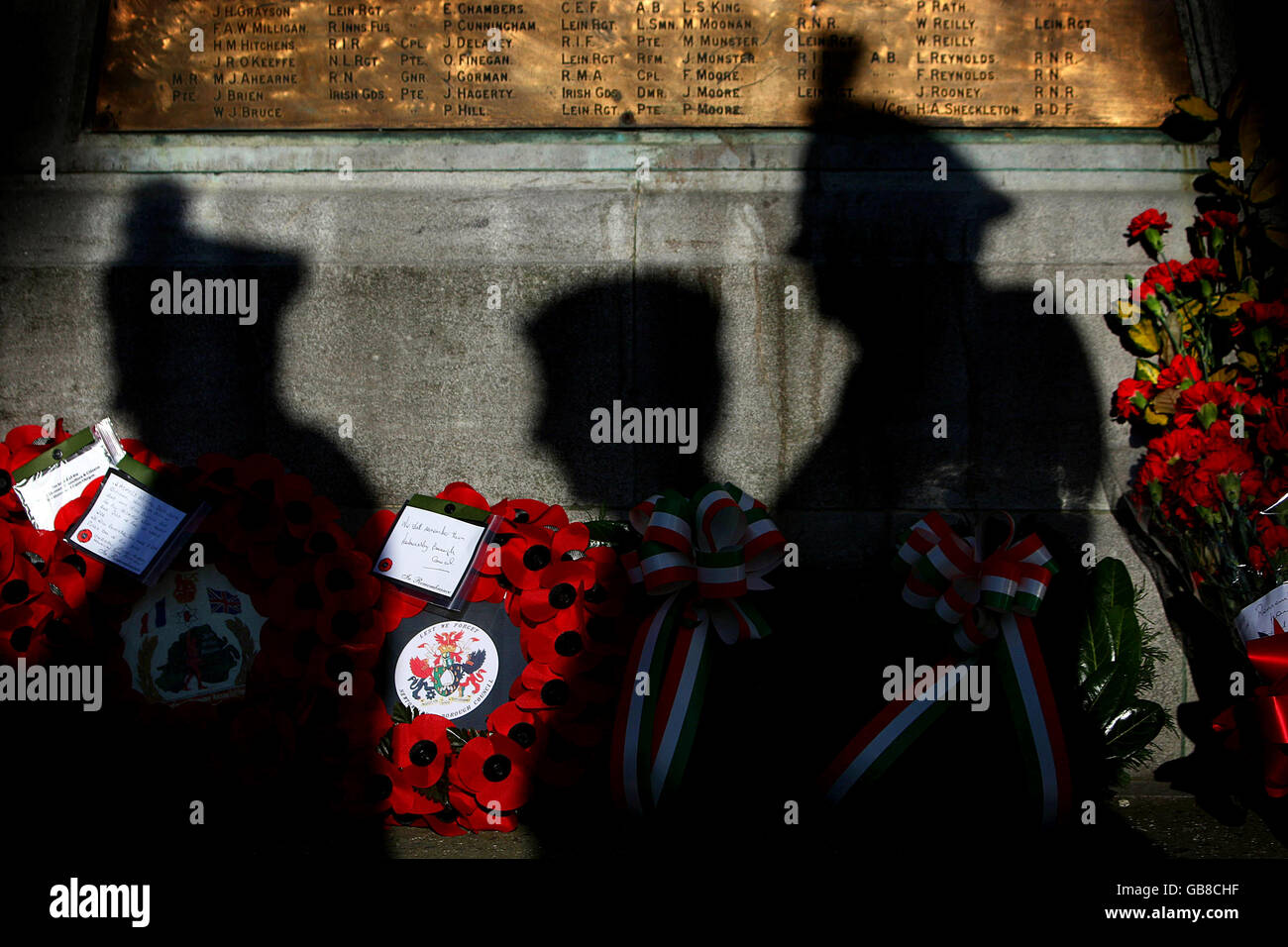 Irish cross border remembrance service Stock Photo - Alamy
