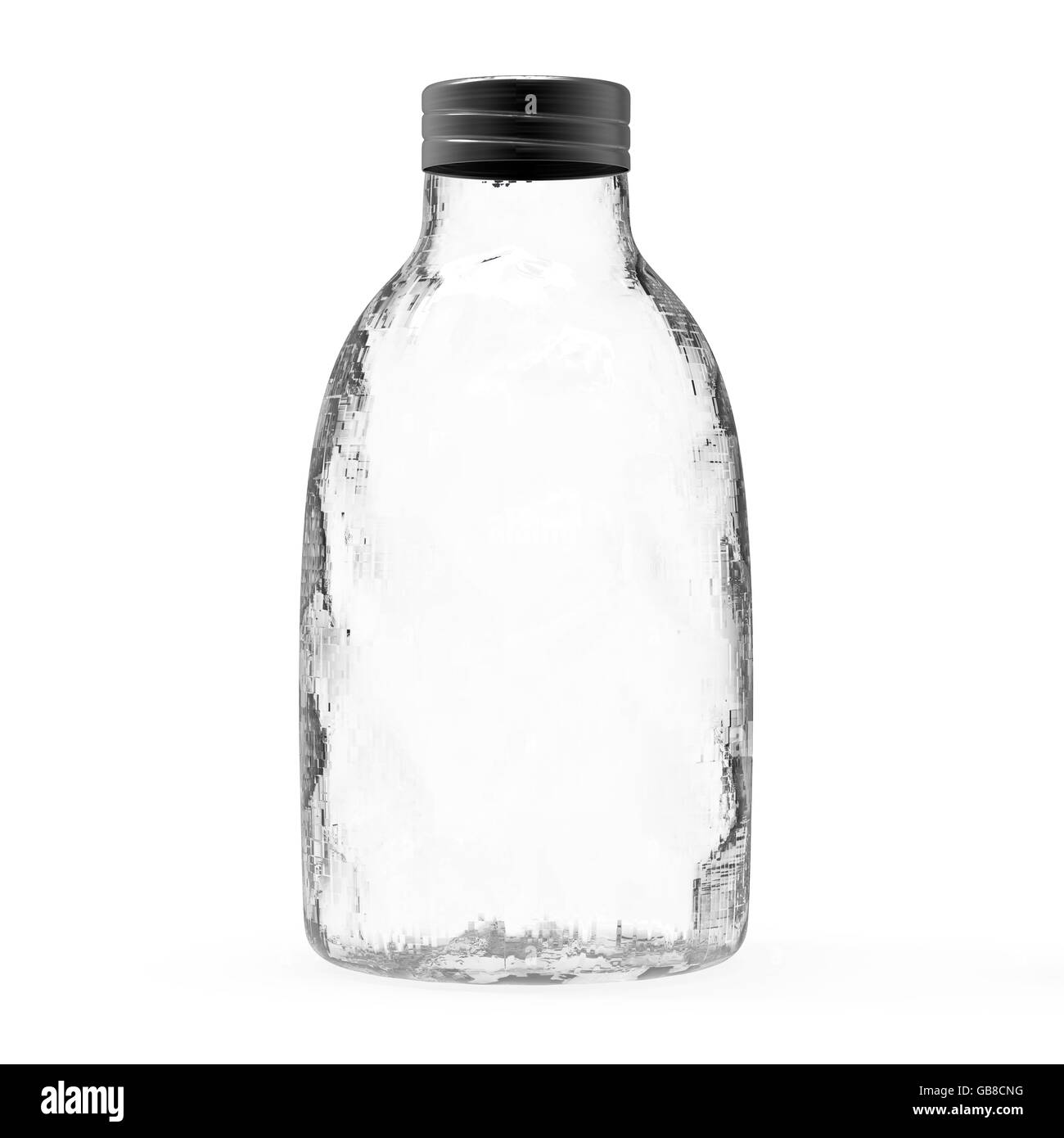 3d rendering nice bottle isolated over white background Stock Photo - Alamy