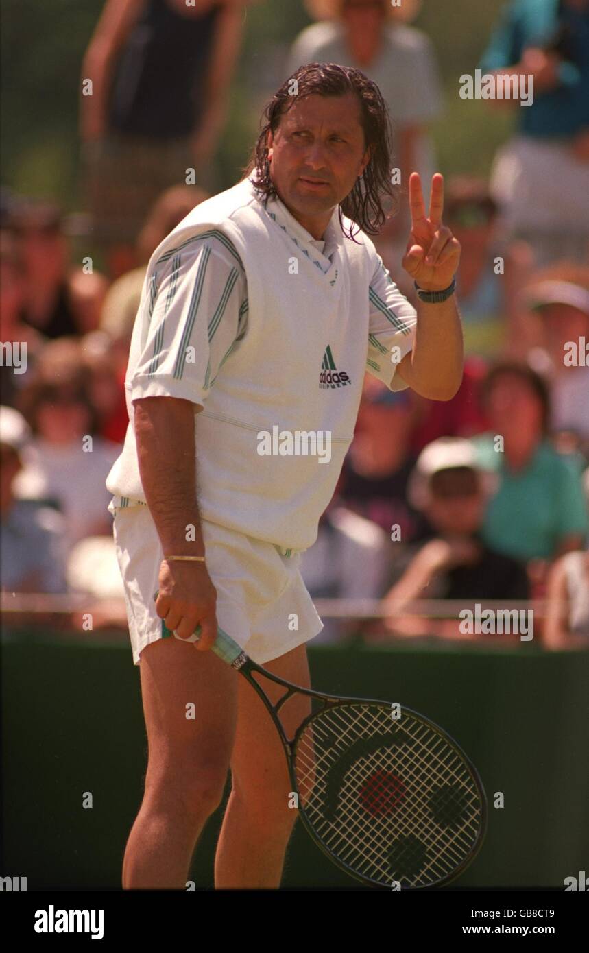 Nastase at wimbledon hi-res stock photography and images - Alamy