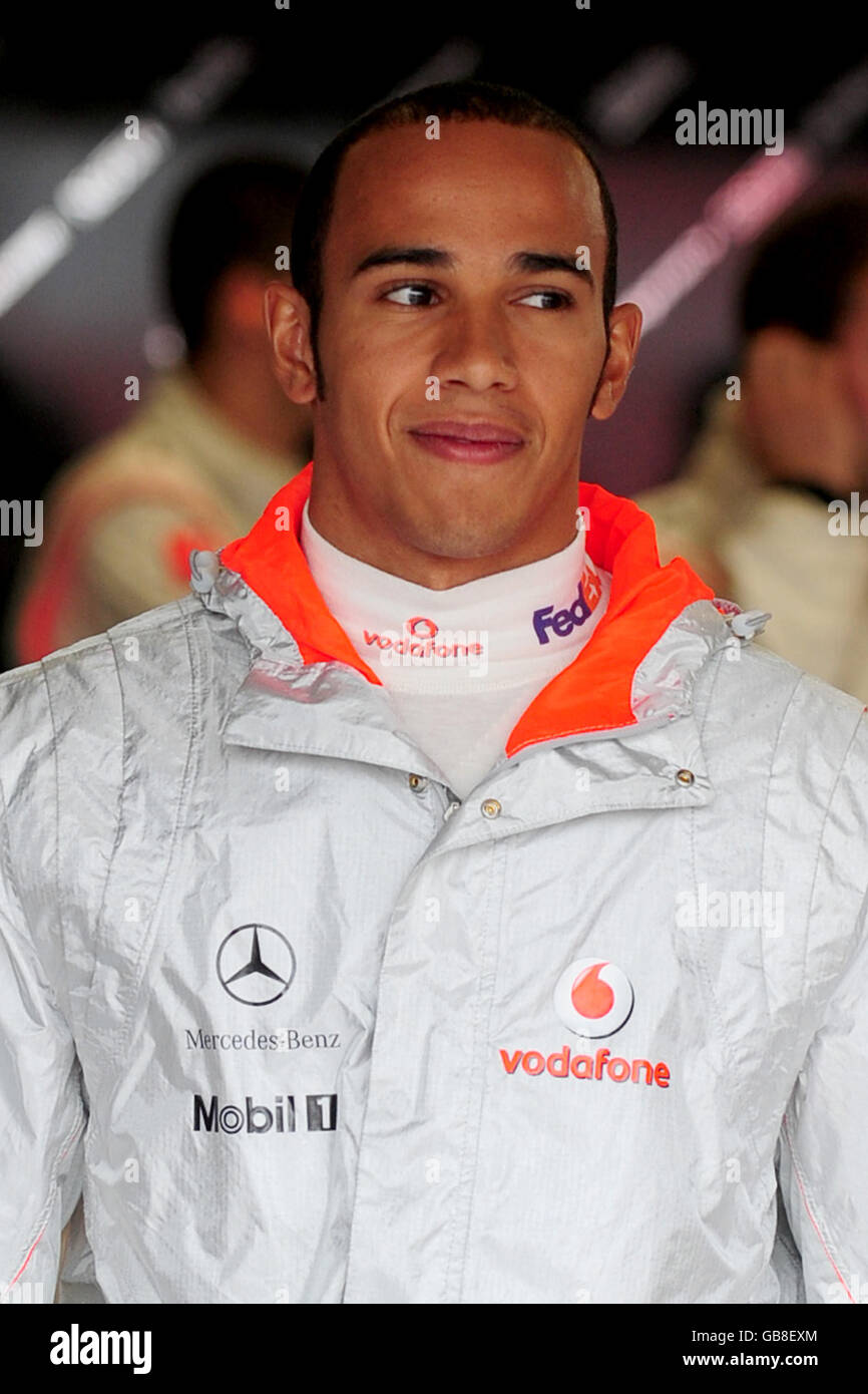 Mclarens lewis hamilton silverstone hi-res stock photography and images - Alamy