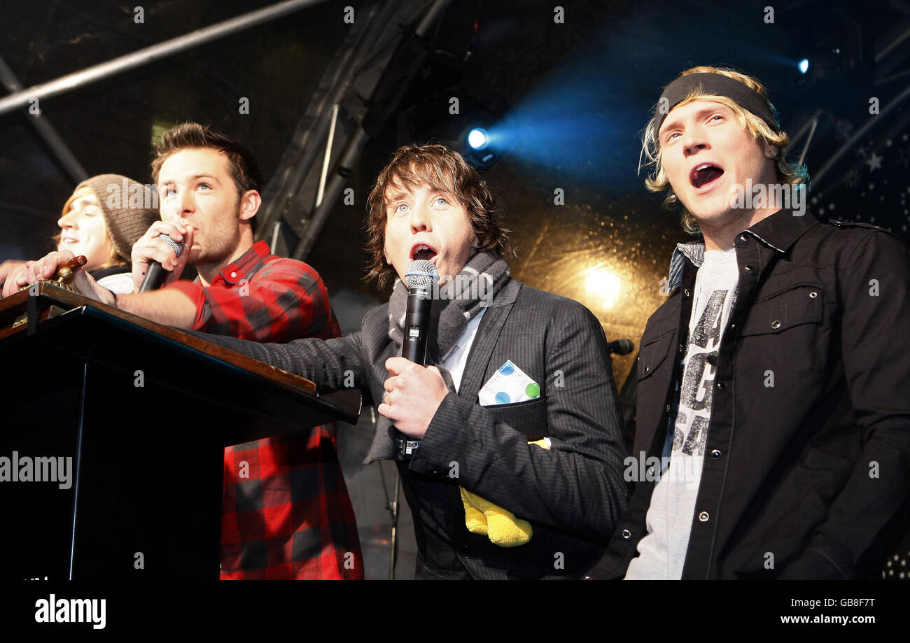 McFly Switch on Regent Street Christmas Lights - London. McFly switch ...