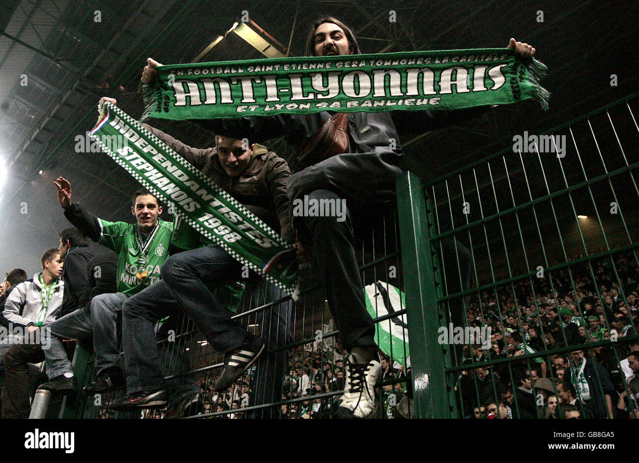 Rosenborg fans cheer on their team hi-res stock photography and images ...