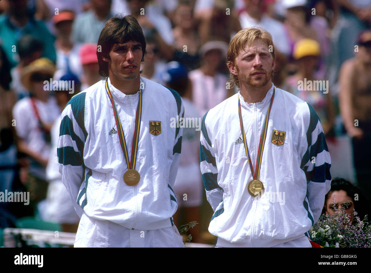 1992 Barcelona Olympic Games - Tennis - Men's Doubles Final - Germany ...