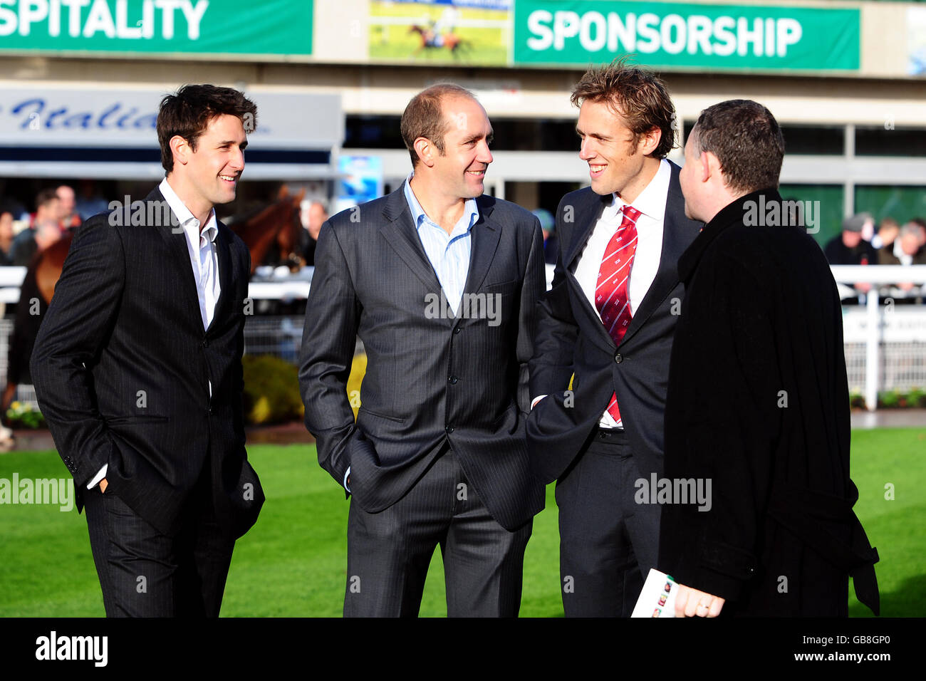 (L-R) Olympic Medalists Tom James, Tim Brabants and Stephen Rowbotham ...