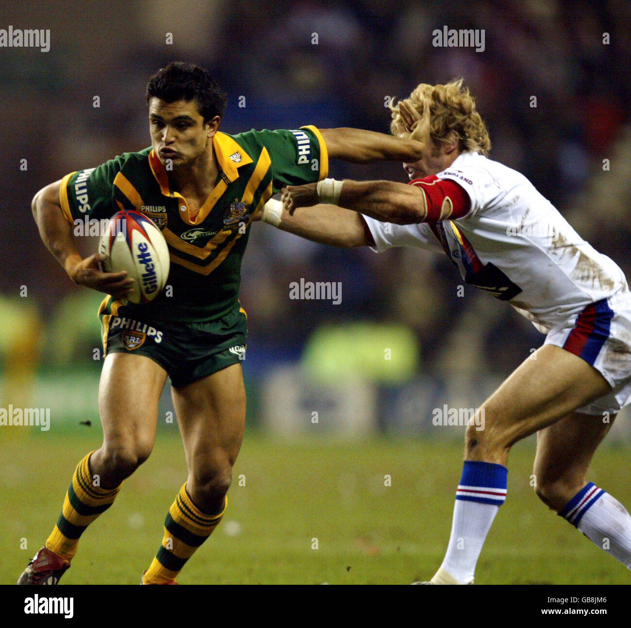 Rugby League - First Test - Great Britain v Australia. Great Britain's ...
