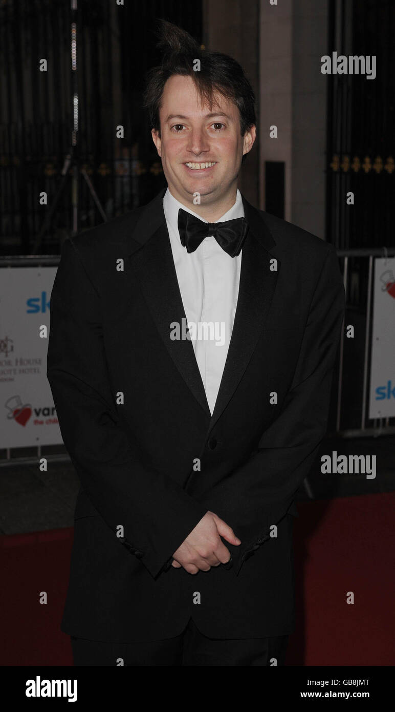 Variety Club Showbiz Awards. David Mitchell arrives at the Variety Club ...