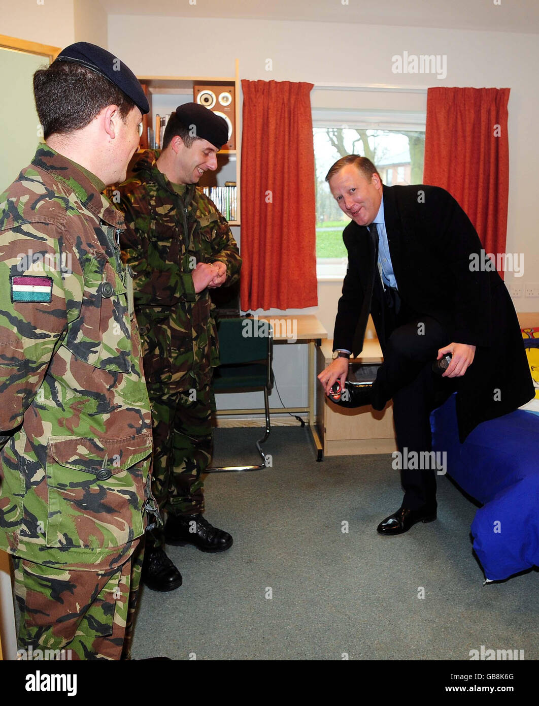 (left to right) Trooper Rick Willcock, Corporal Scott Taylor and ...