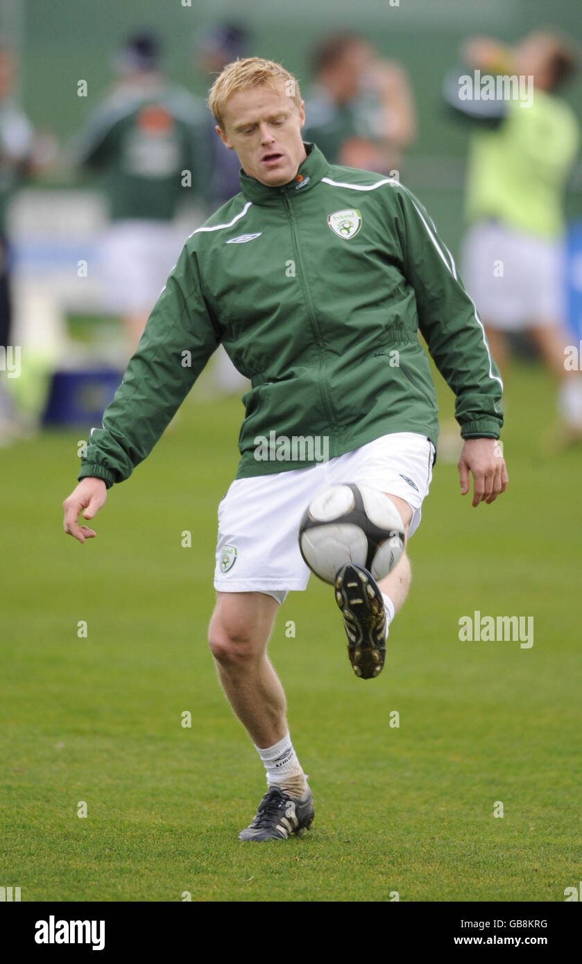 Soccer - Republic of Ireland Training Session - Gannon Park Stock Photo ...