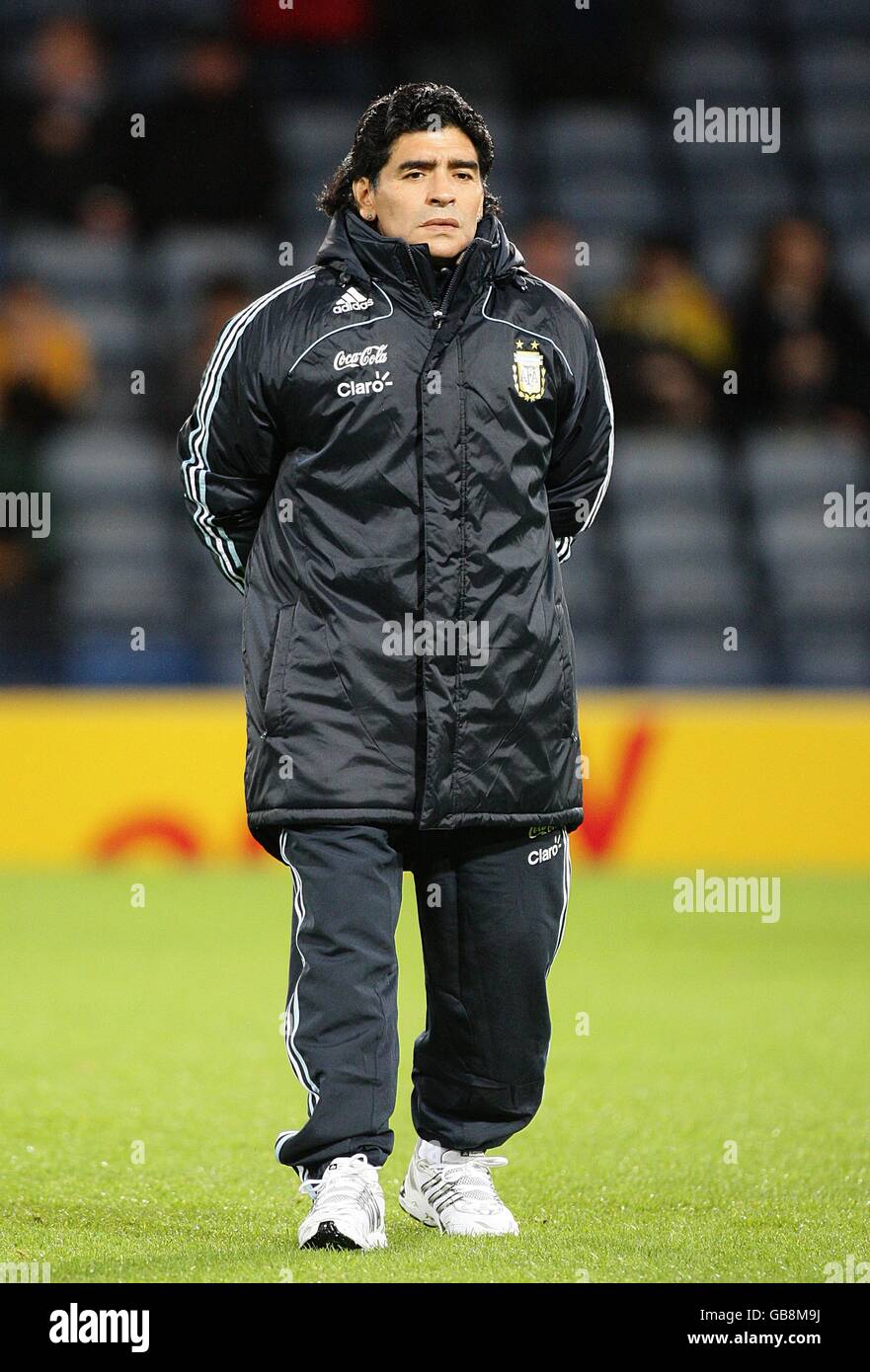 Argentinas manager diego maradona hi-res stock photography and images ...