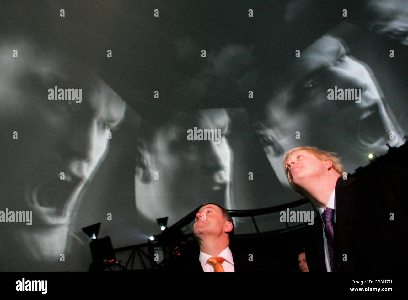 New Zealand Prime Minister John Key, left, and Mayor of London Boris ...