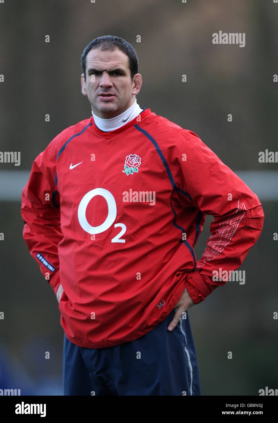 Martin johnson england training hi-res stock photography and images - Alamy