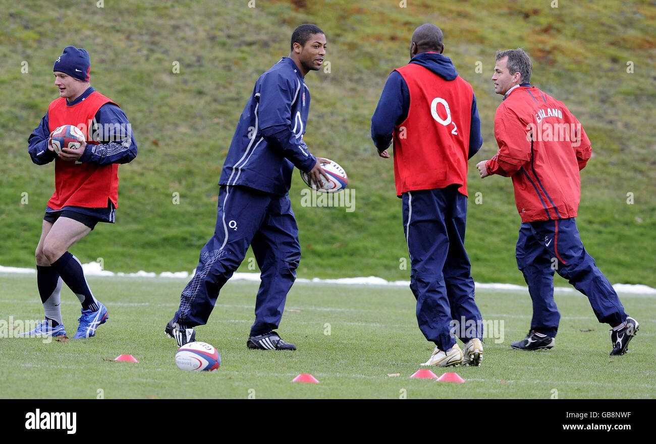 Rugby Union - England Training Session - Pennyhill Park Stock Photo - Alamy