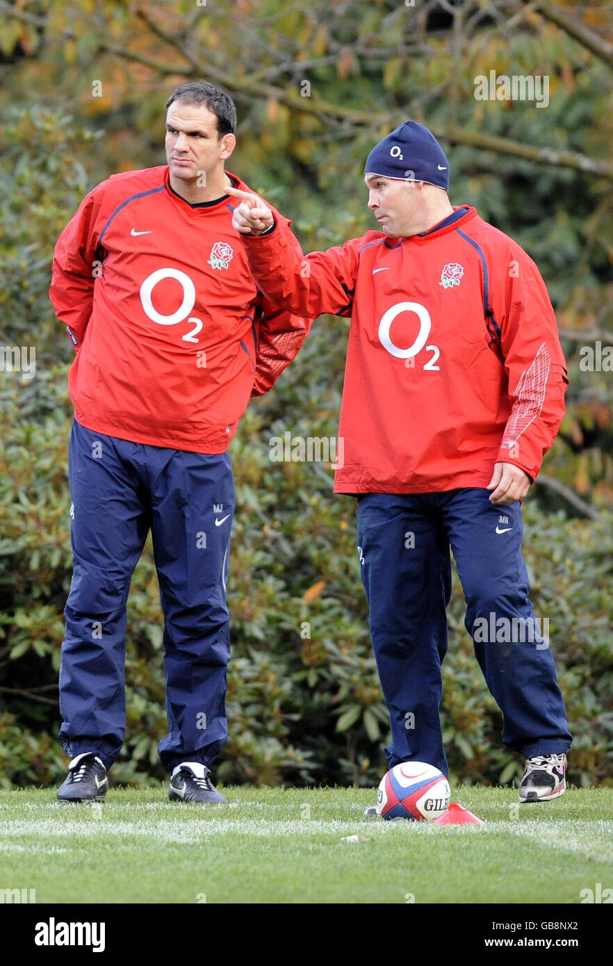 Rugby Union - England Training Session - Pennyhill Park Stock Photo - Alamy