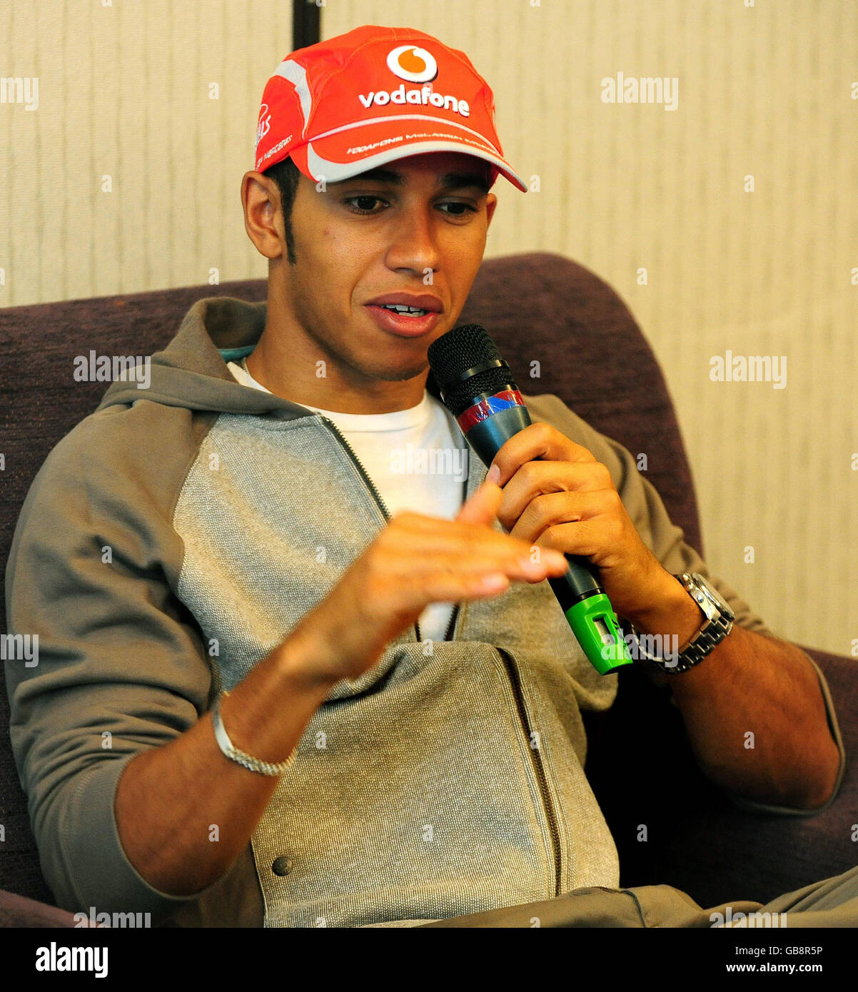 Newly crowned Formula One drivers' World Champion, McLaren Mercedes ...