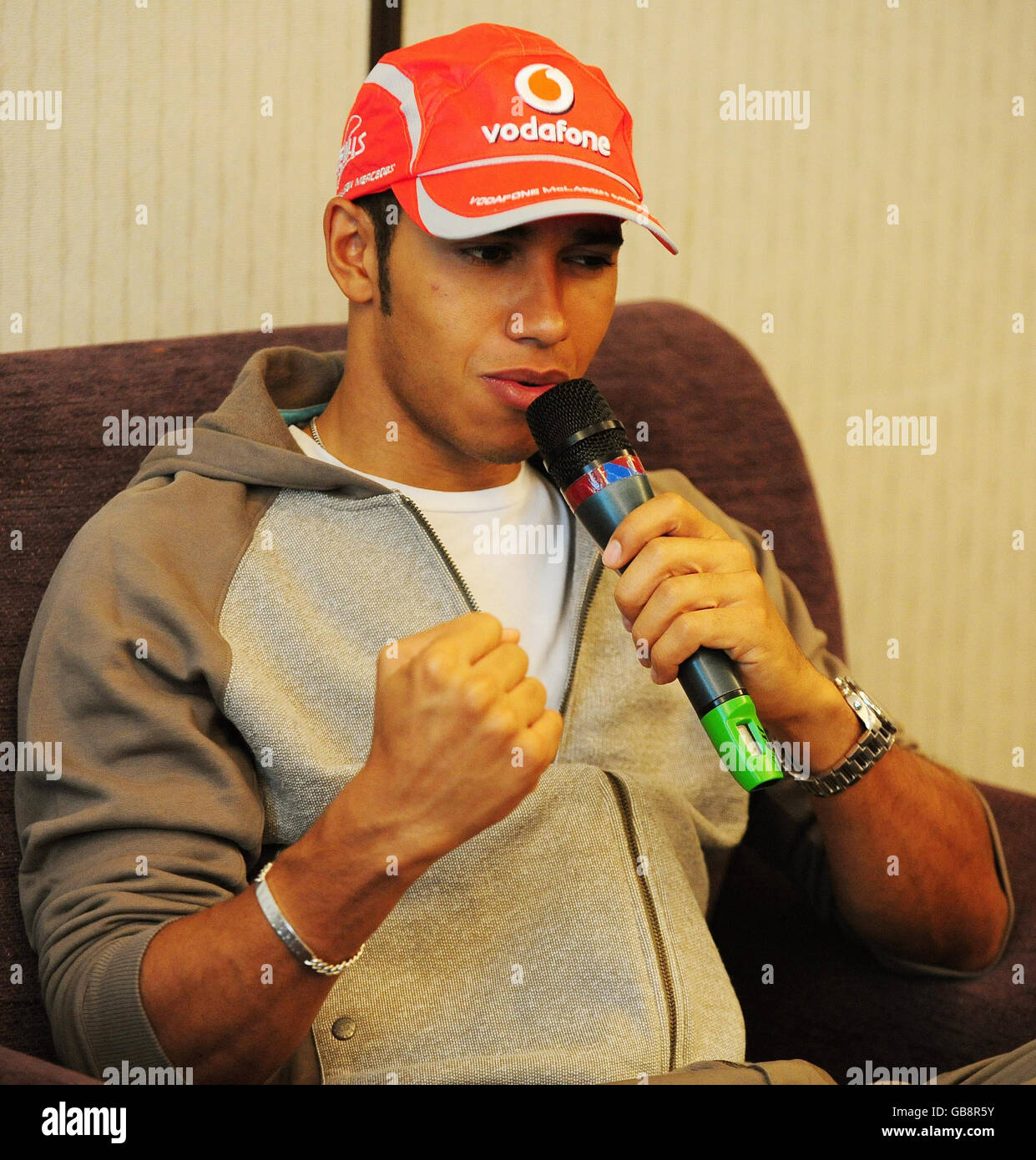 Newly crowned Formula One drivers' World Champion, McLaren Mercedes ...