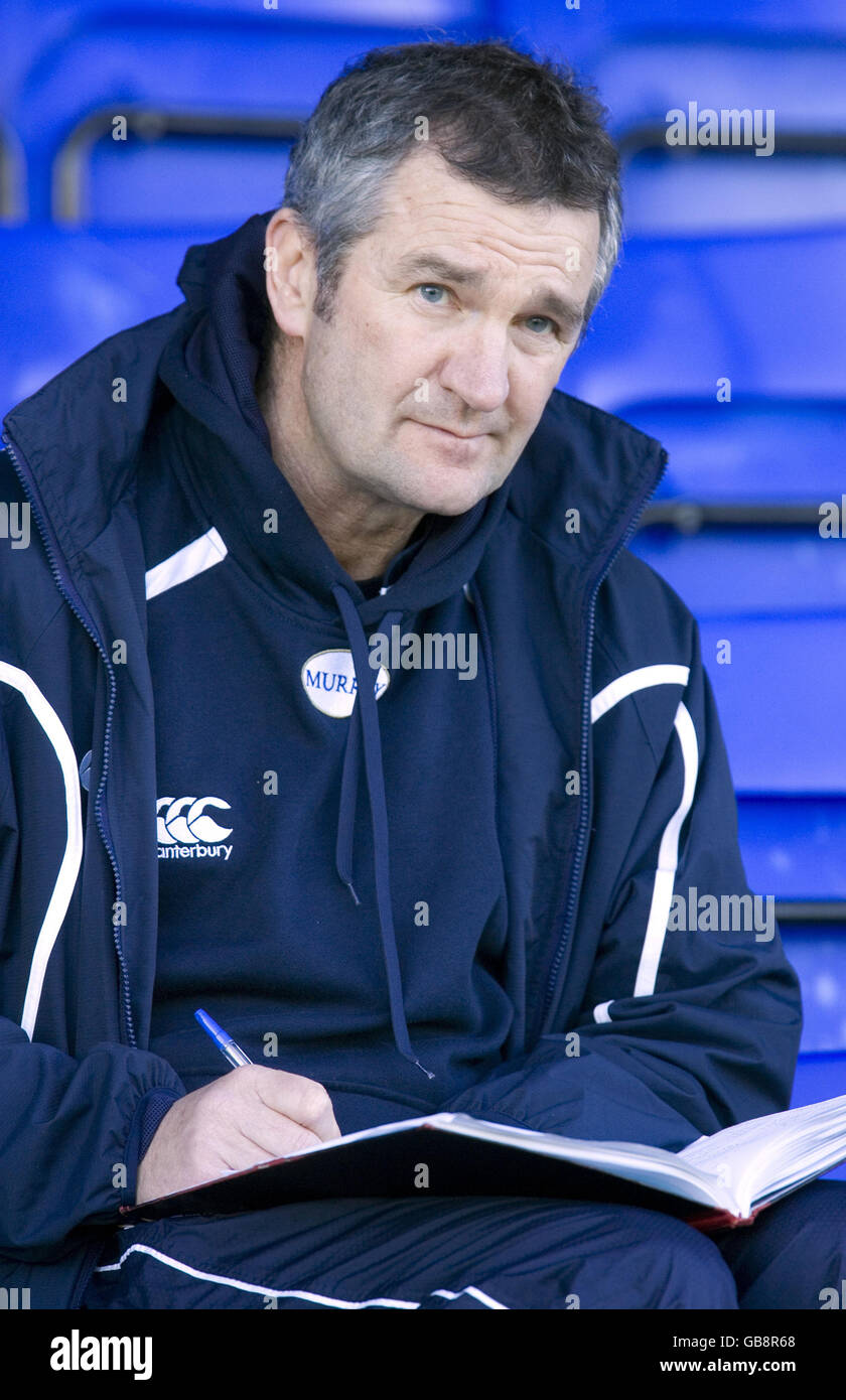 Coach Frank Hadden during a training session at Watsonians' Myreside ...