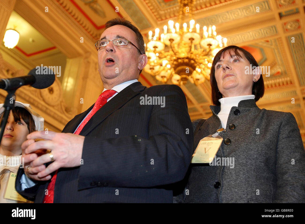 SDLP Newry and Armagh member Dominic Bradley and Anne Morgan - whose ...