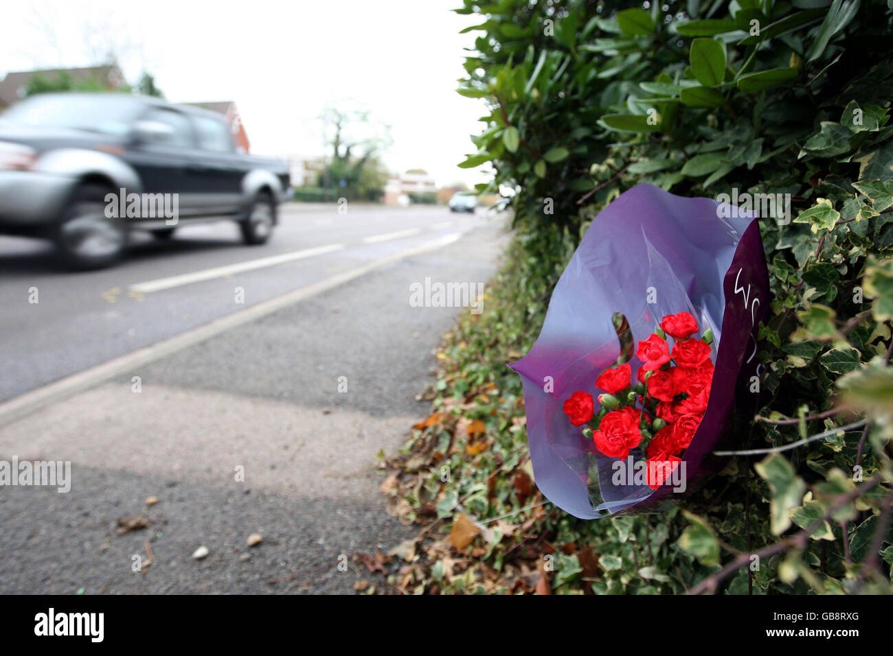 The scene where a marked Ford Mondeo police car, responding to an ...