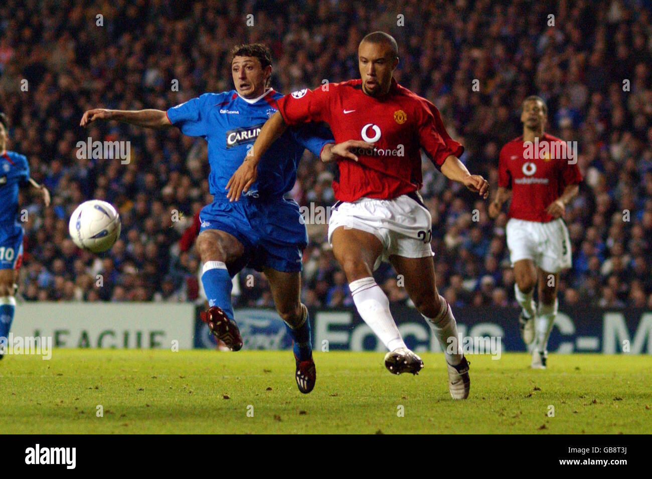 Football action mikael silvestre hi-res stock photography and images ...