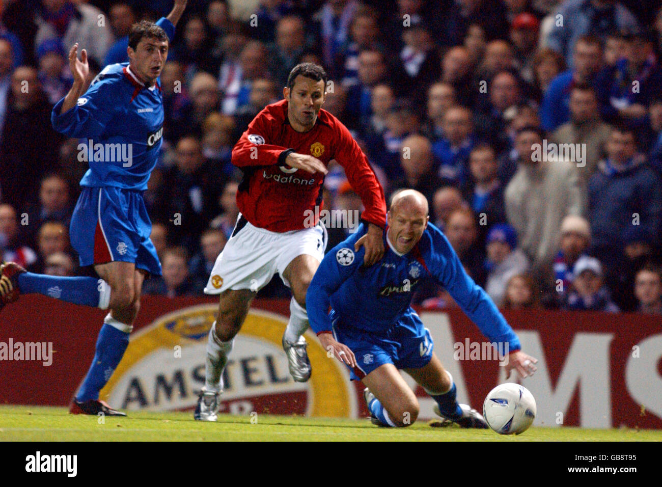 Rangers v manchester united henning berg hi-res stock photography and ...