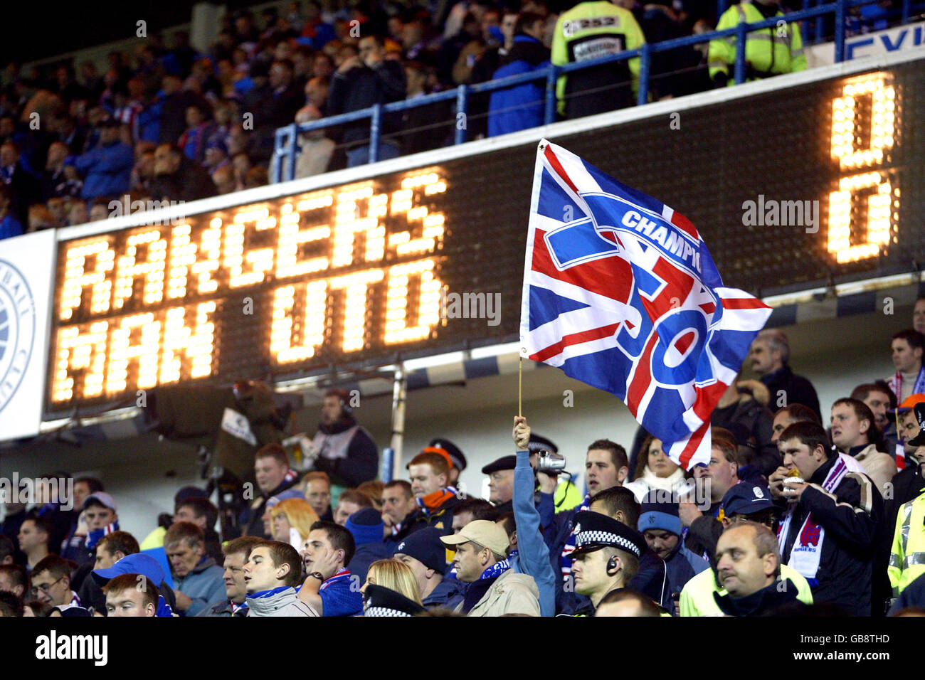 Soccer - UEFA Champions League - Group E - Rangers v Manchester United ...