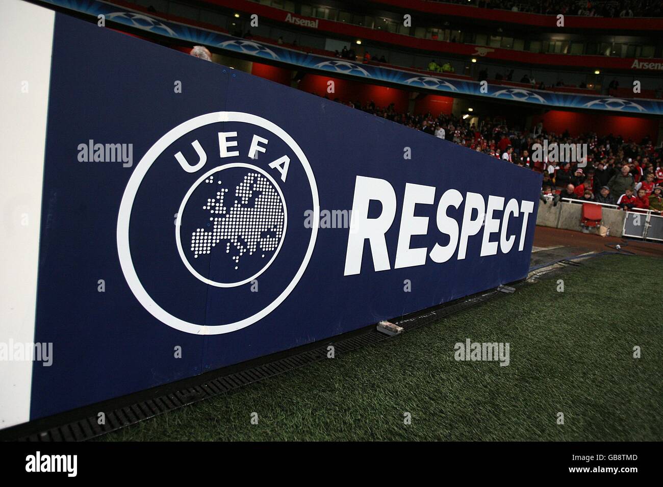 Uefa respect branding hi-res stock photography and images - Alamy