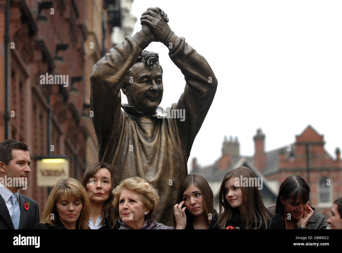 Soccer- New Brian Clough Statue Unveiling - Nottingham Stock Photo - Alamy