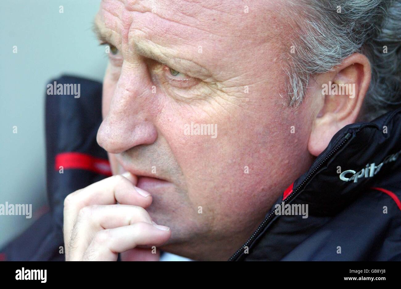 Nottingham Forest's manager Paul Hart is thoughtful before the start of ...