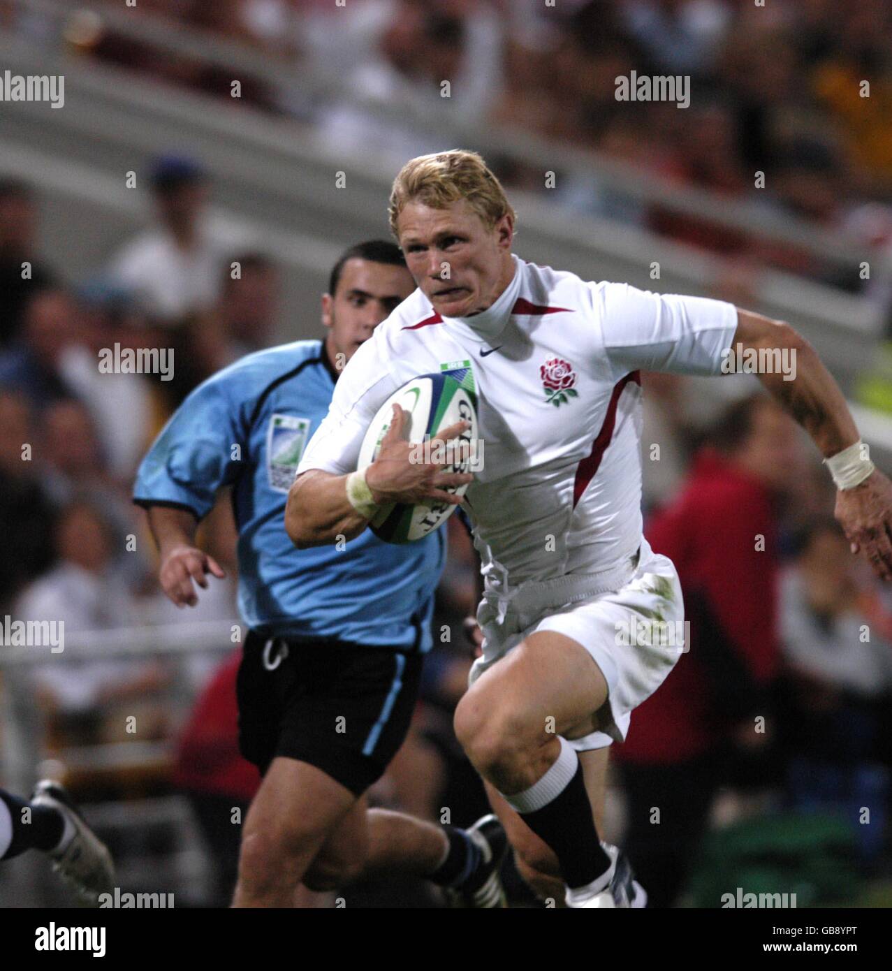 England's Josh Lewsey scorer of five trys during their 111-13 victory ...