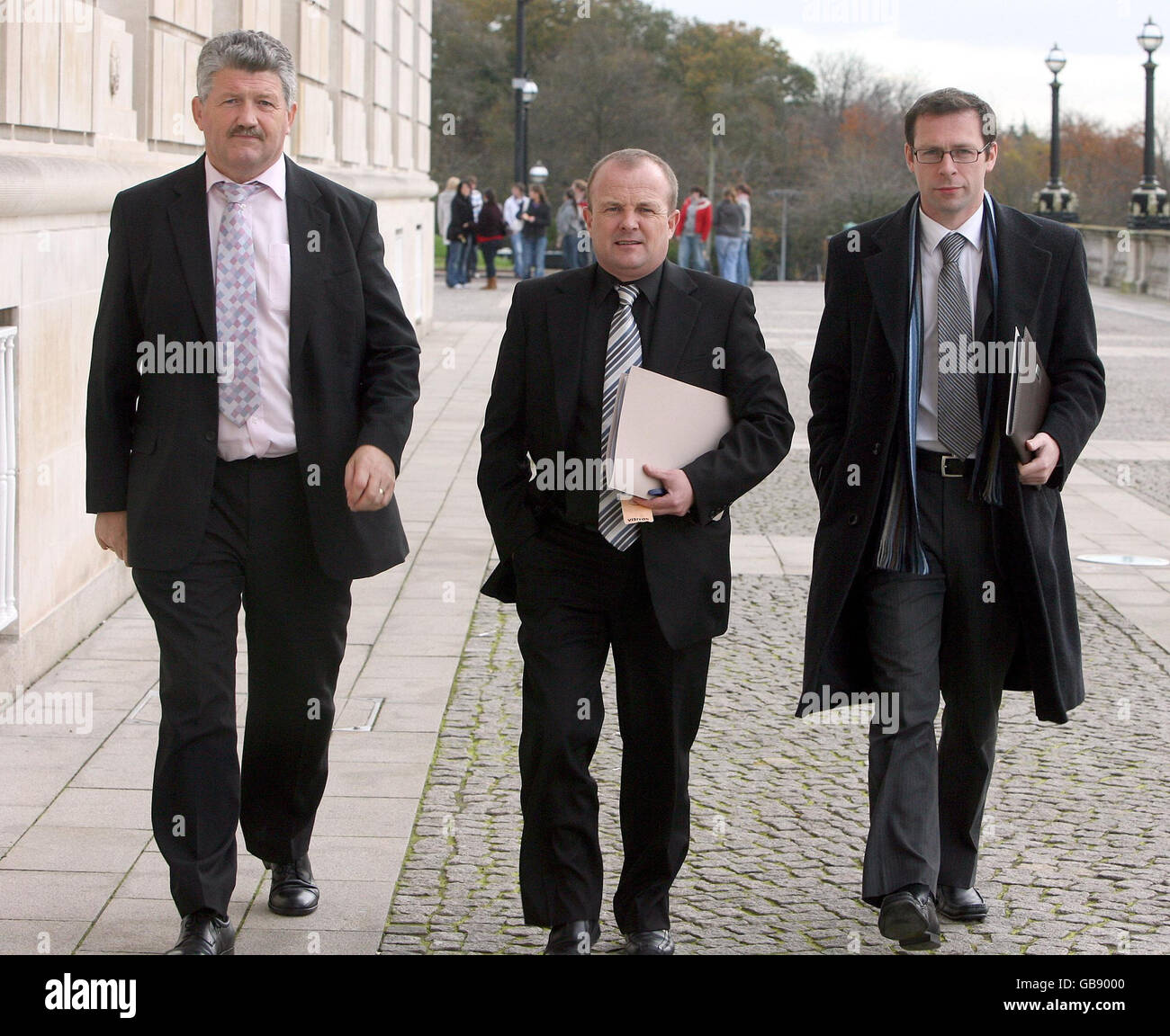 (left to right) Secretary of the George Coulter, Gordon Best, Chairman ...