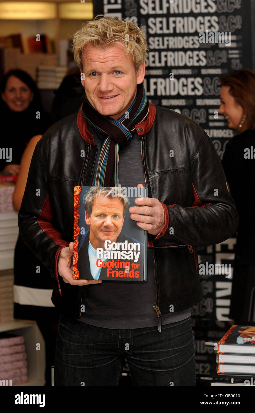 Gordon Ramsay Book Signing - London Stock Photo - Alamy