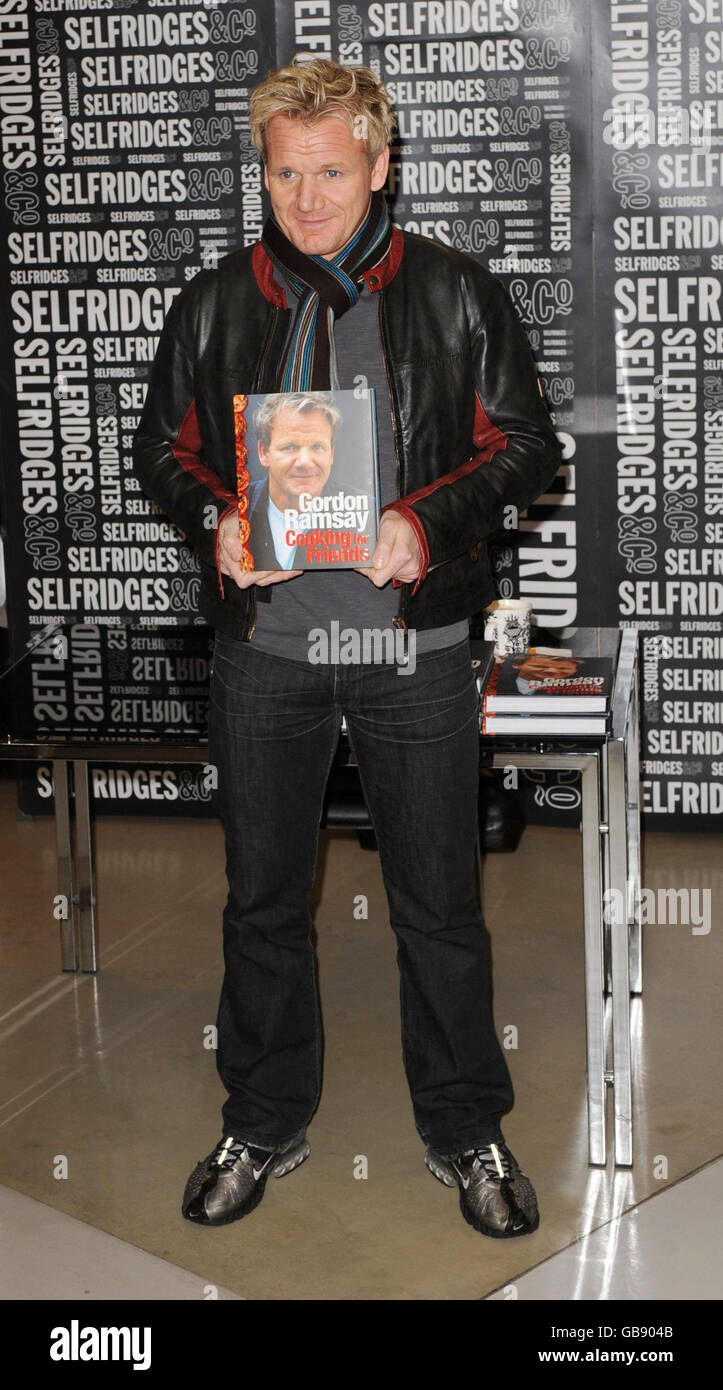 Gordon Ramsay Book Signing - London Stock Photo - Alamy
