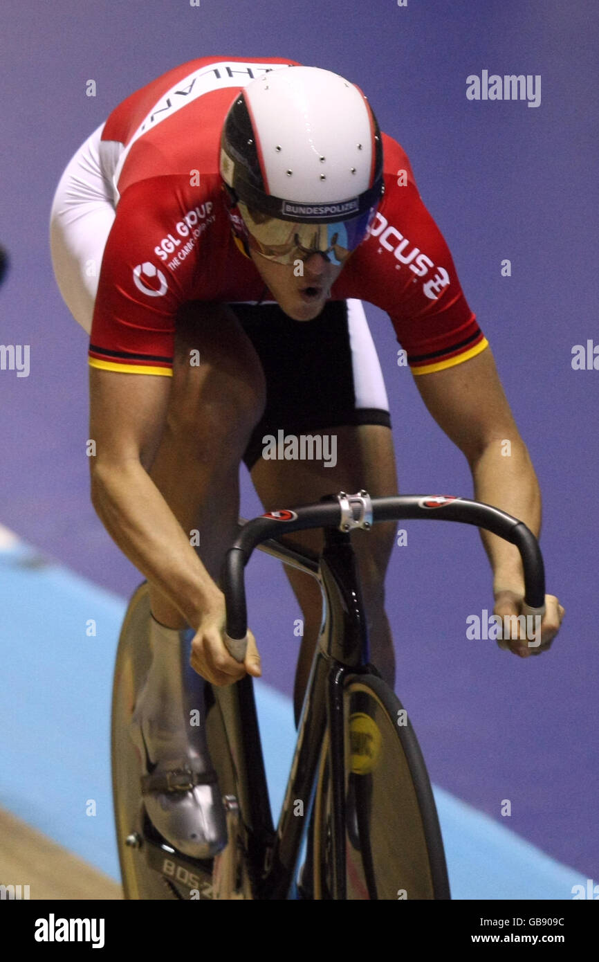 Germanys mathias stumpf during the mens team sprint finals hi-res stock ...