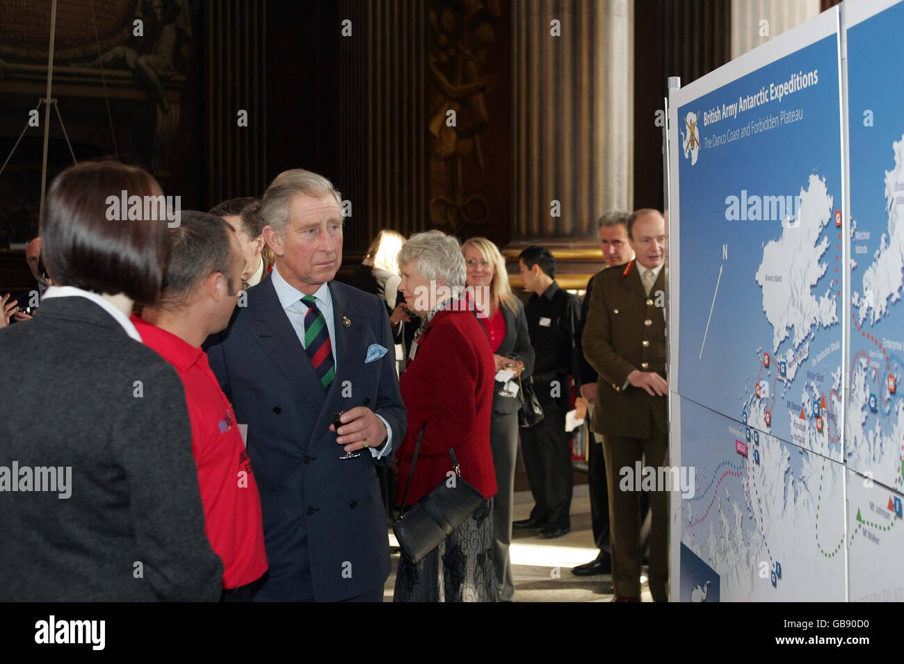 British Army Expedition reception Stock Photo - Alamy