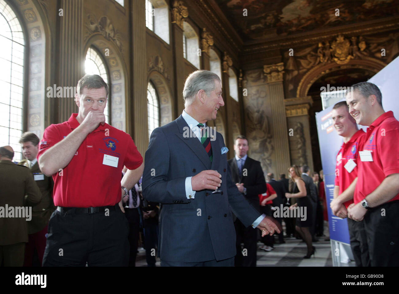 British Army Expedition reception Stock Photo - Alamy