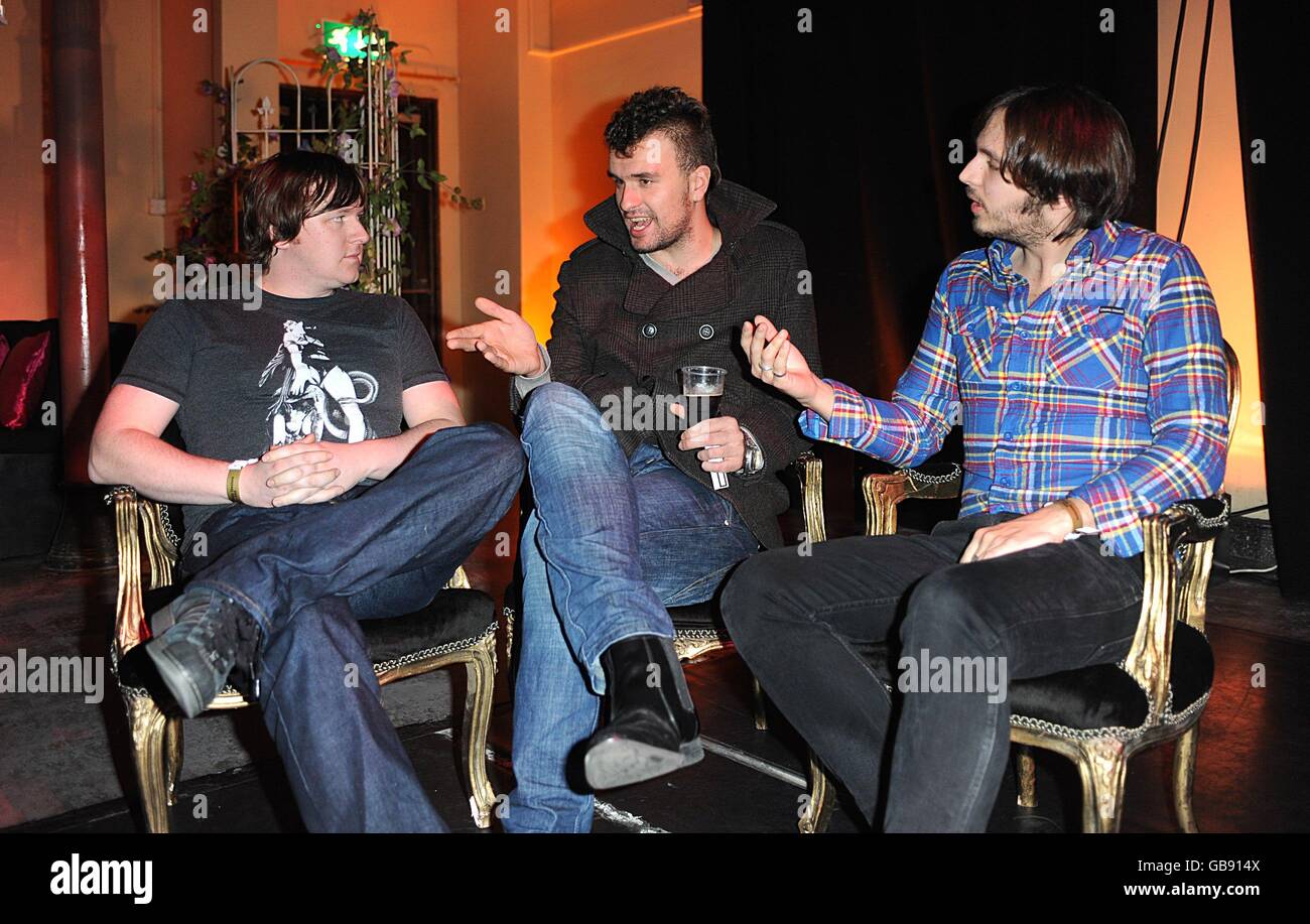Reverend and the Makers, including frontman Jon McClure (centre ...