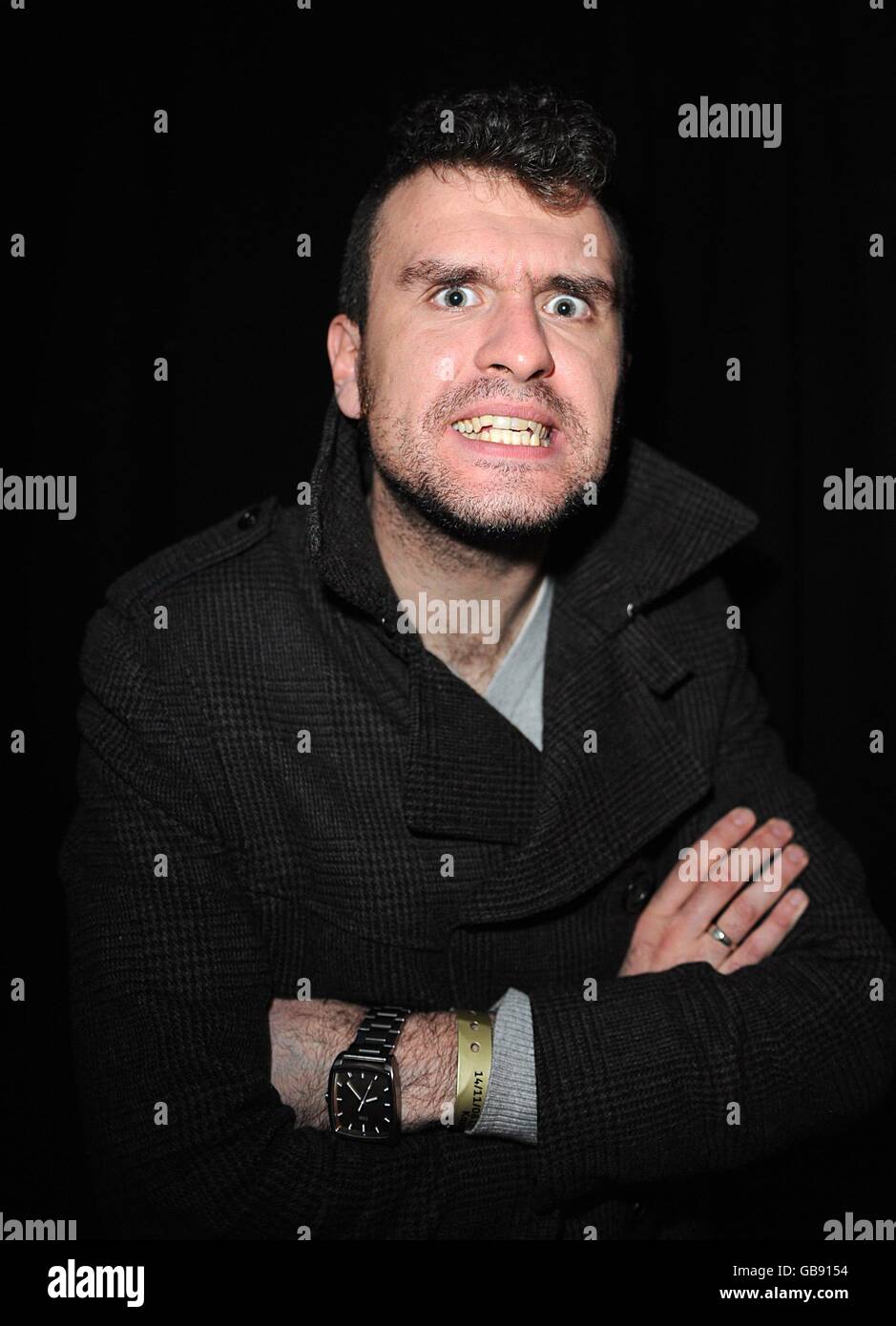 Reverend and the Makers frontman Jon McClure backstage at the Mencap Little Noise Sessions at ...