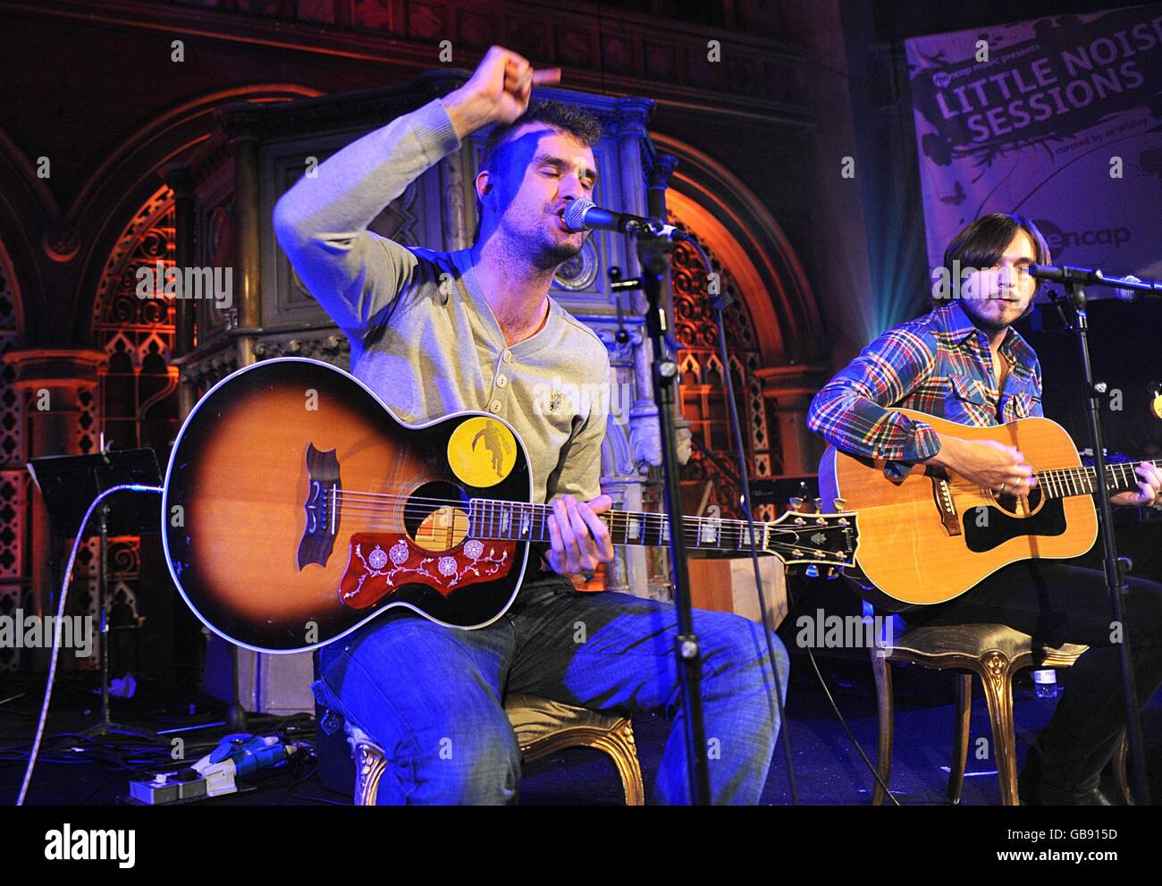 Reverend and the Makers including frontman Jon McClure (left) perform ...