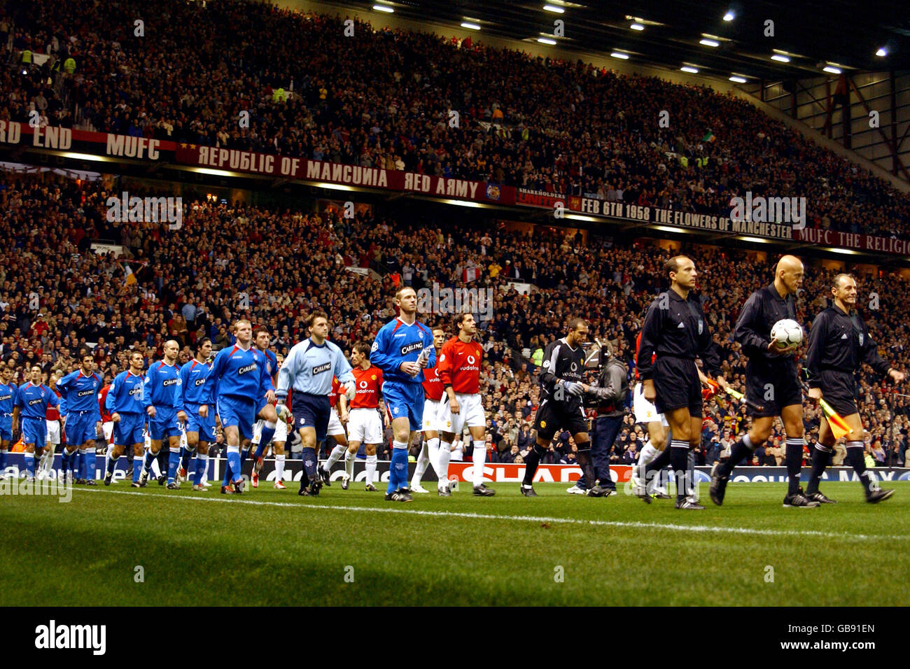 Manchester united v rangers hi-res stock photography and images - Alamy
