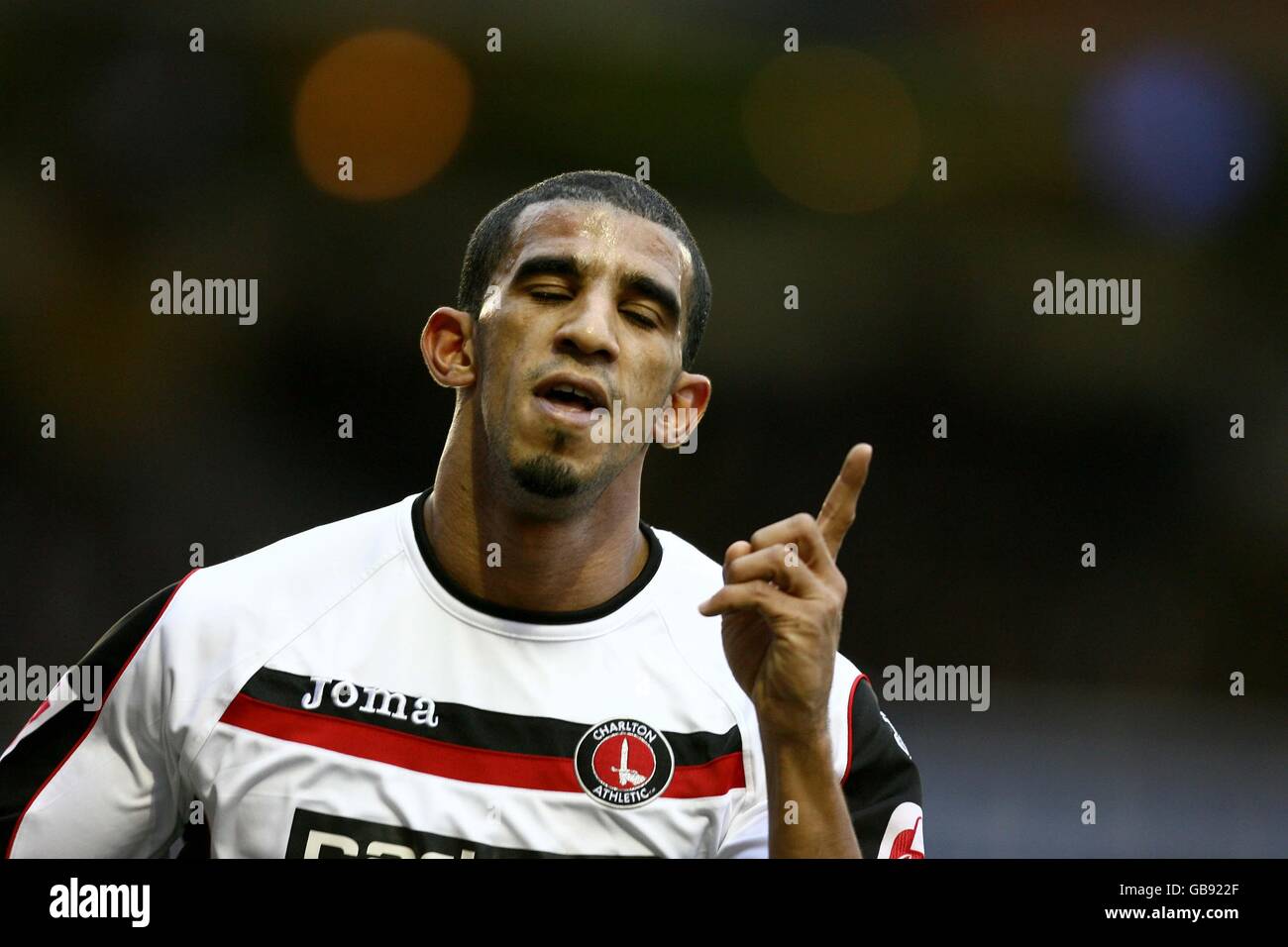 Charlton's Hameur Bouazza celebrates his goal during the Coca-Cola ...