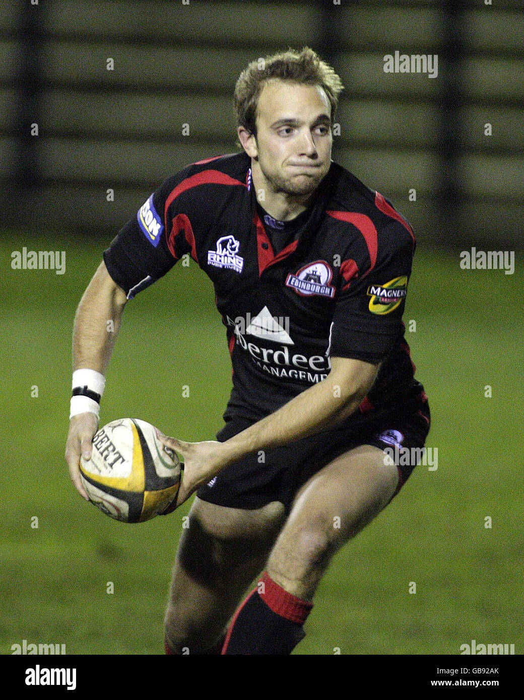 Rugby Union - Friendly - Edinburgh v Georgia - Meggetland Stock Photo ...