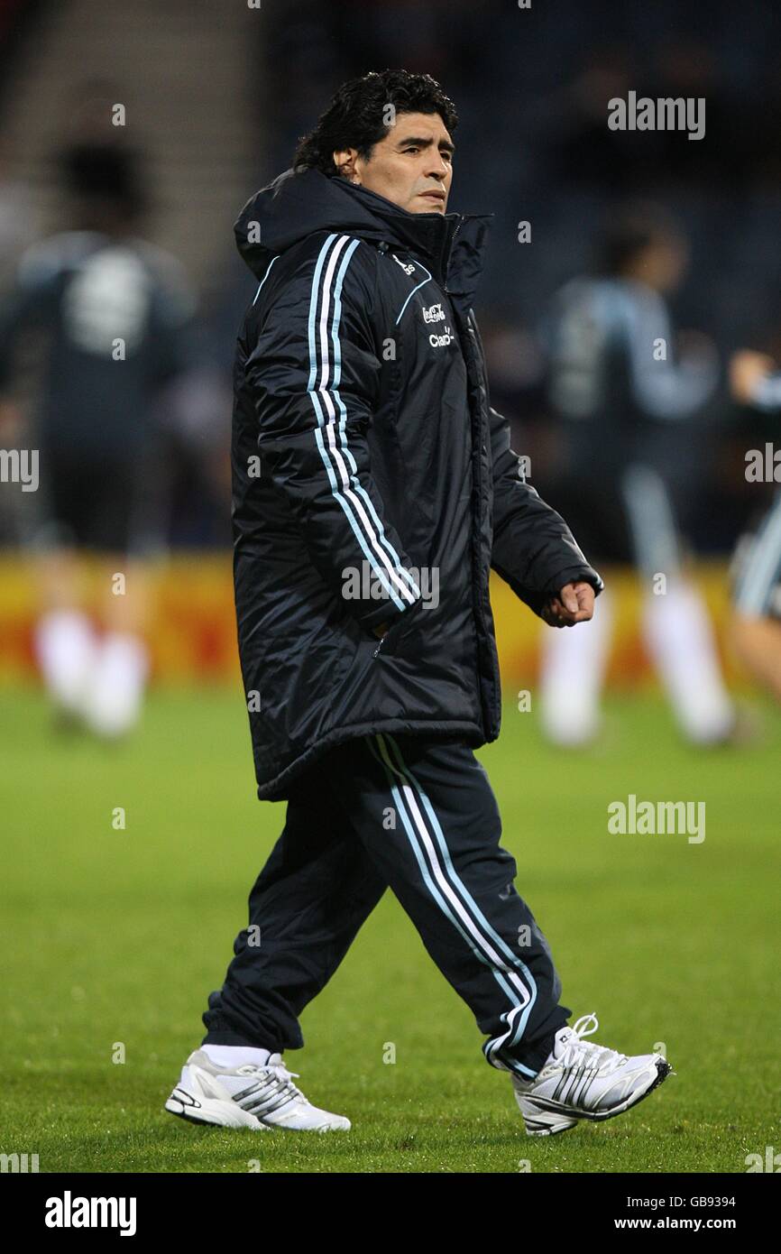 Soccer - International Friendly - Scotland v Argentina - Hampden Park. Argentina manager Diego ...