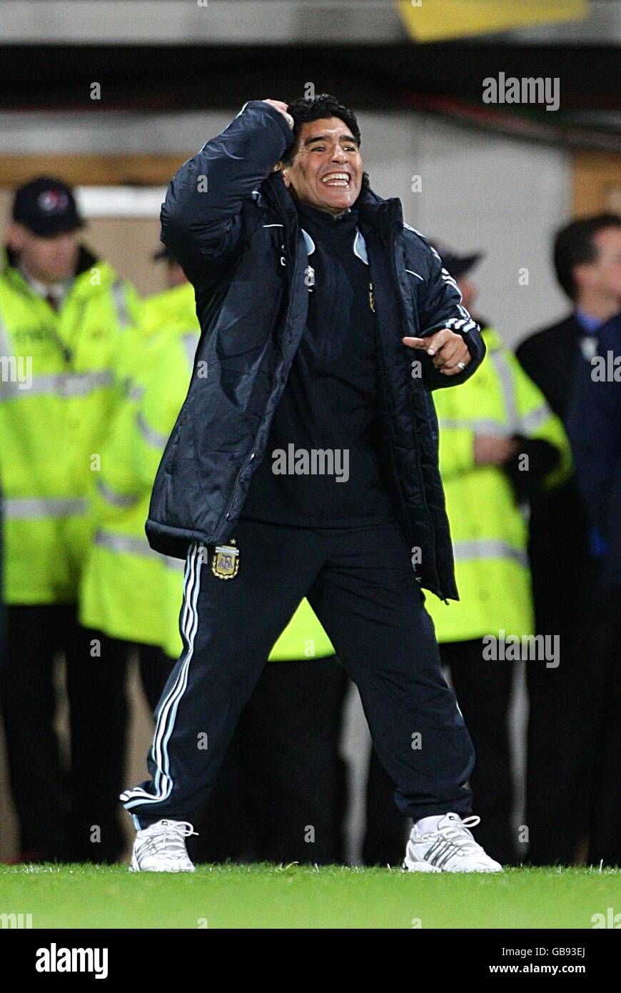 Argentinas new manager diego maradona hi-res stock photography and ...