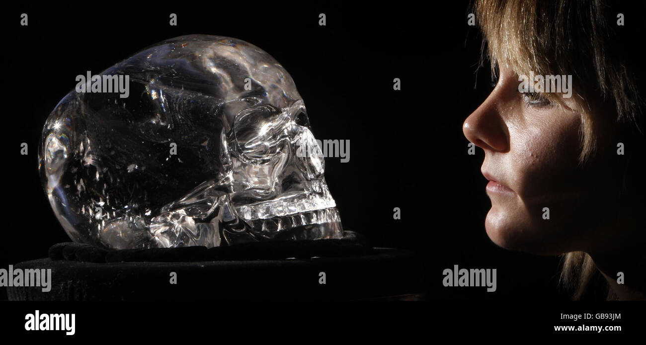 The Skull of Doom display Stock Photo - Alamy