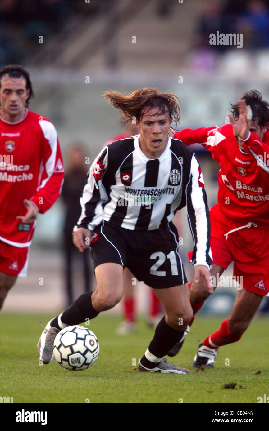 Soccer - Italian Serie A - Ancona v Siena Stock Photo - Alamy