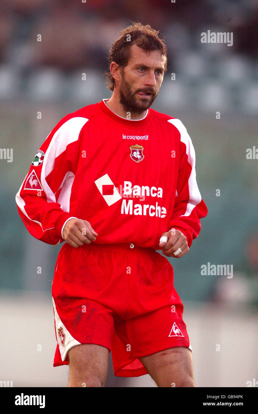 Soccer - Italian Serie A - Ancona v Siena. Maurizio Ganz, Ancona Stock ...