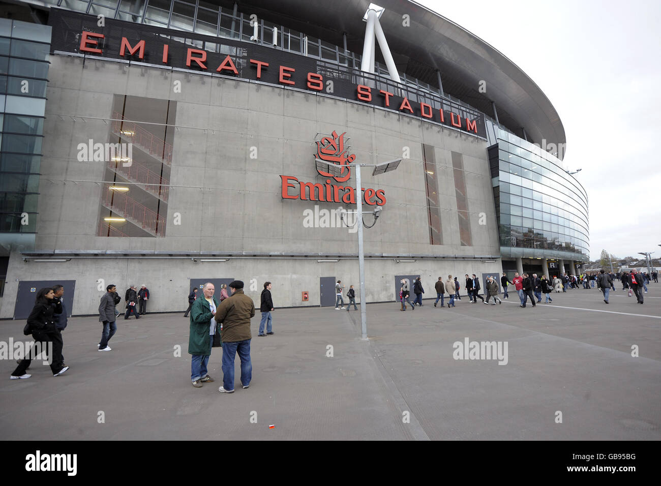 Arsenal sign outside emirates stadium hi-res stock photography and ...