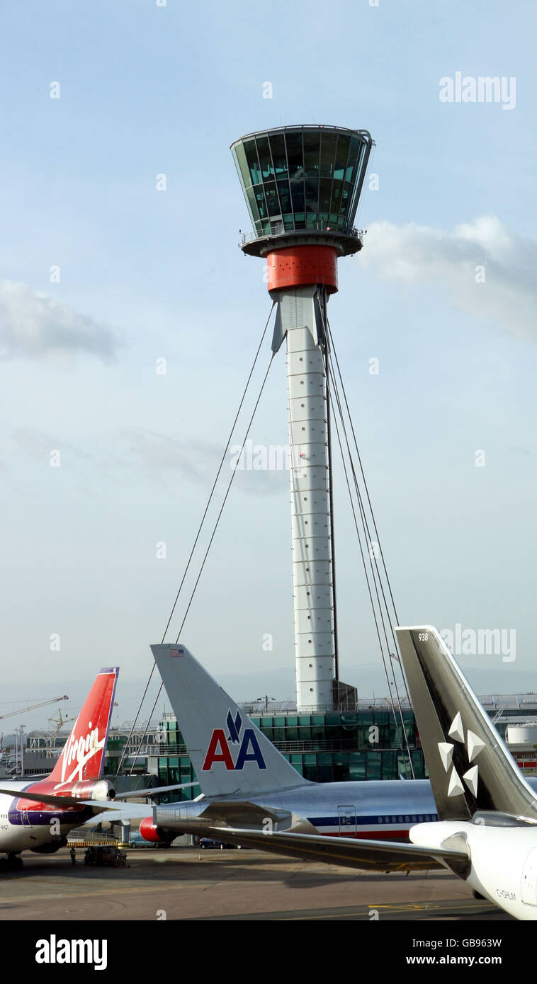 Generic picture of the control tower at heathrow airport hi-res stock ...