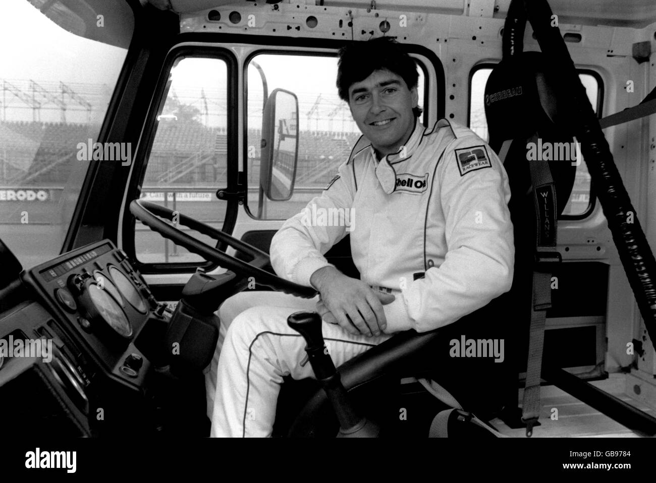 Truck Racing - Donnington Park. Roger Burnett Stock Photo - Alamy
