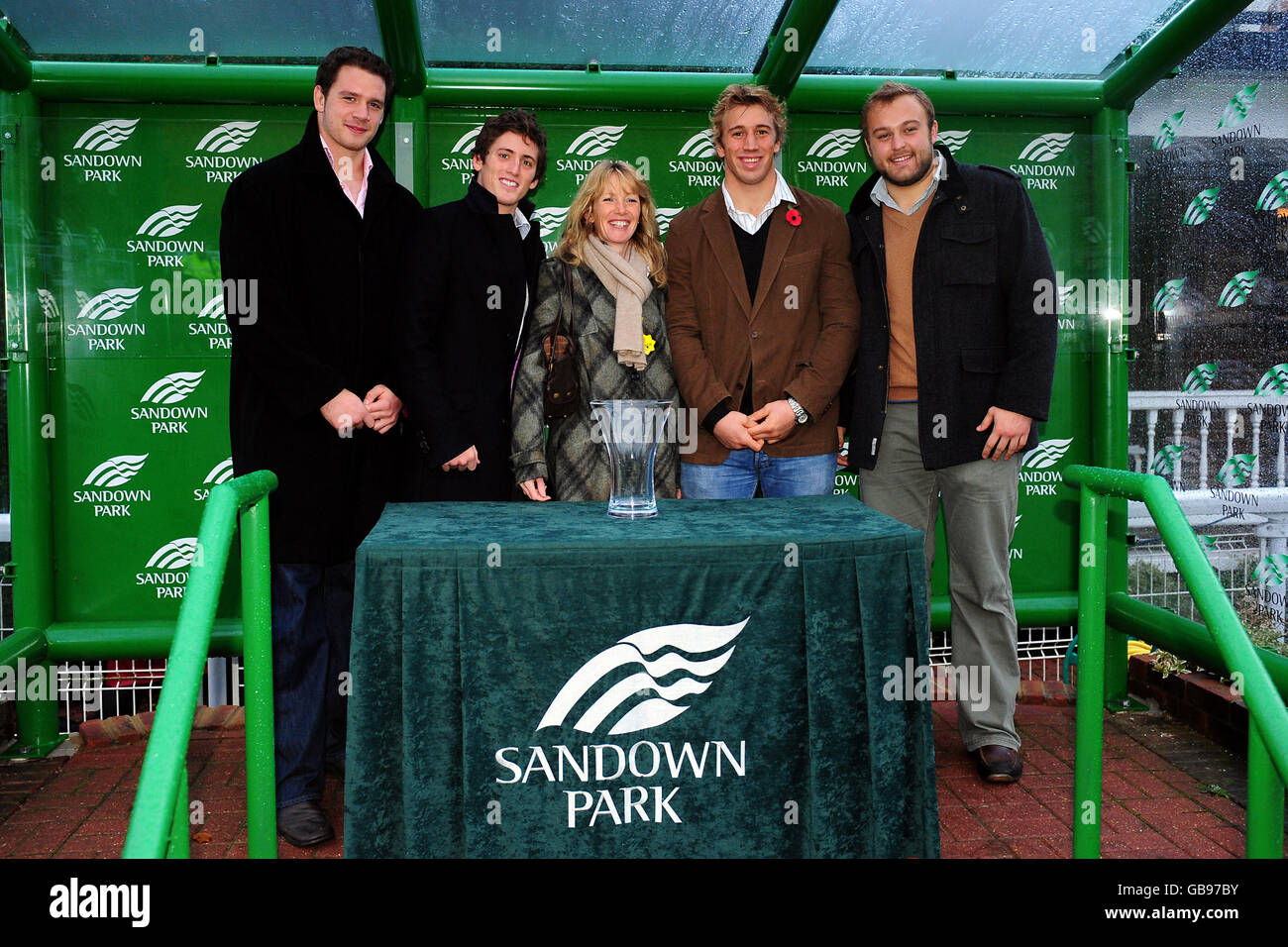 (L-R) Harlequins rugby players James Inglis, Tom Williams, Chris ...